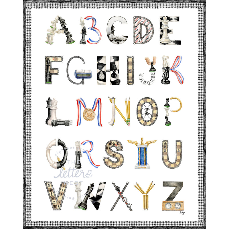The Letter Nest - Alphabet Art by Sally King McBride