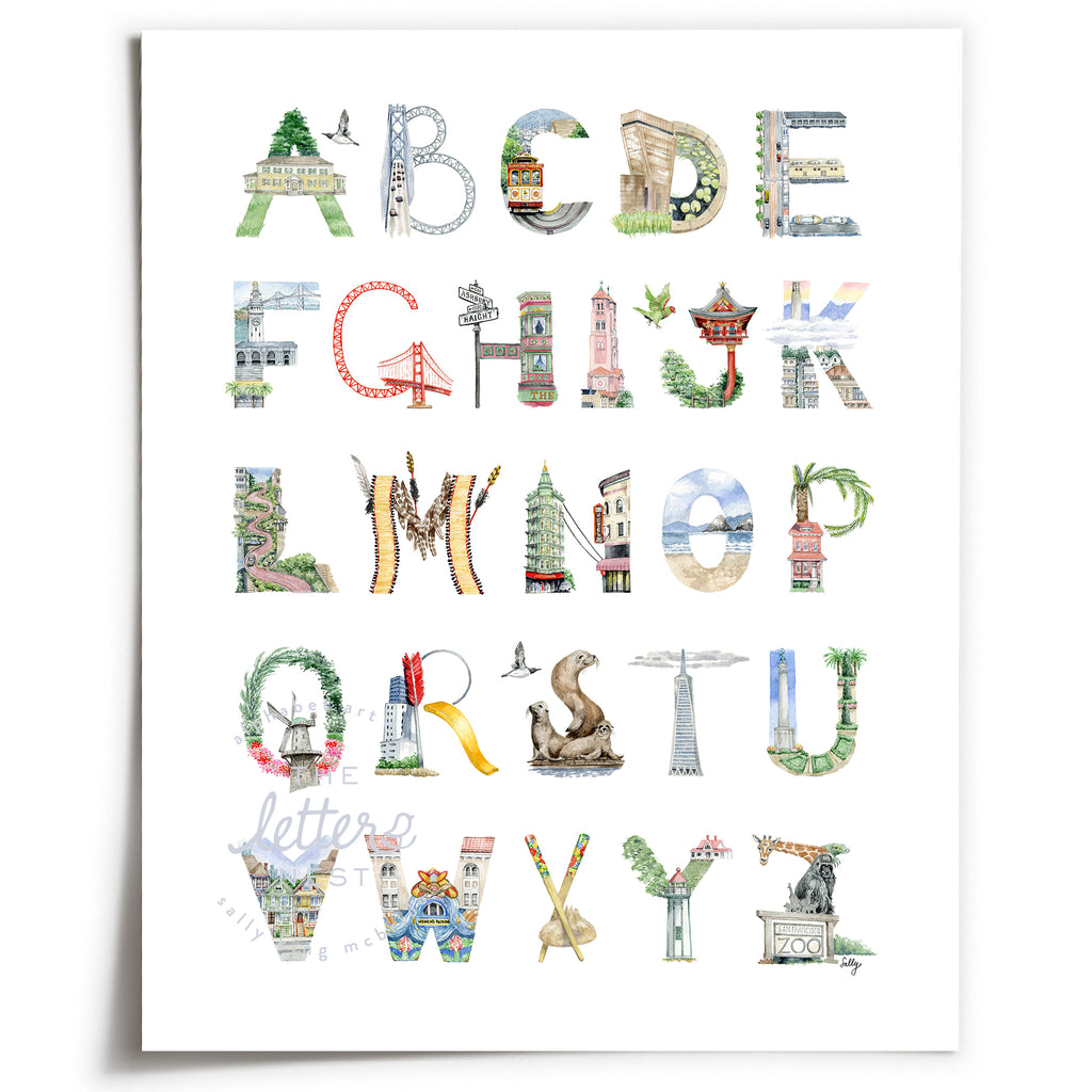 San Francisco Alphabet – The Letter Nest
