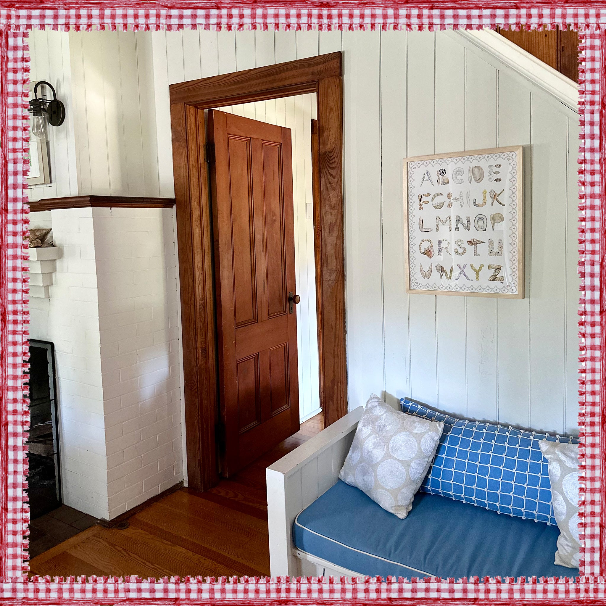 Shell Alphabet Print - The Letter Nest